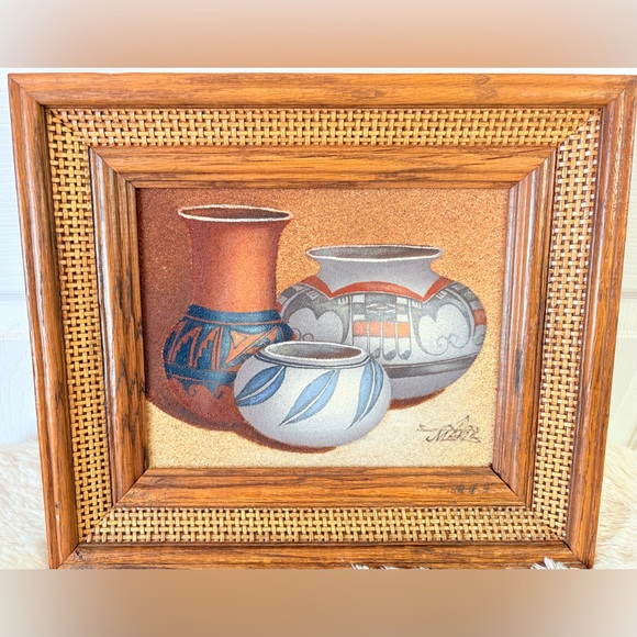 Myung Mario | Art | Myung Mario Jung Sand Painting Acoma Pueblo Native ...